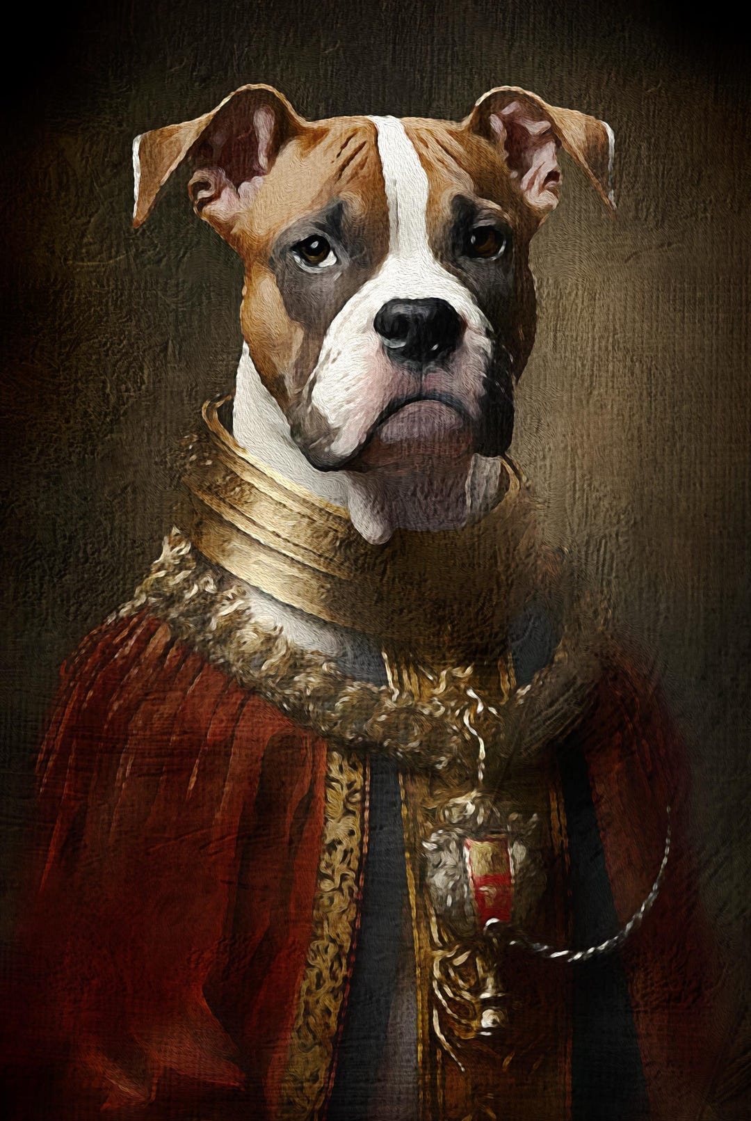 Custom Cat Portrait, Royal Dog Portraits, Mothers Day Gift Pet Royal ...