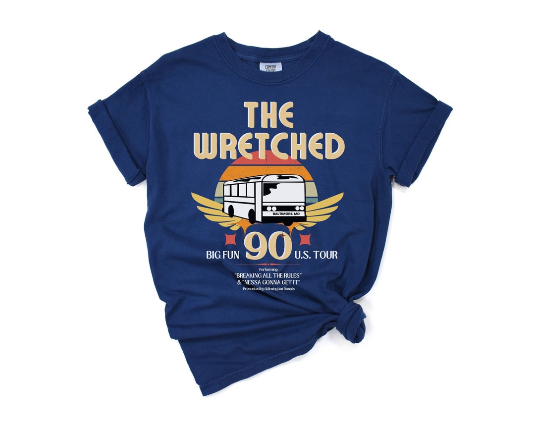Comfort Colors Party With the Wretched Retro Tee, Funny Cosby Show ...