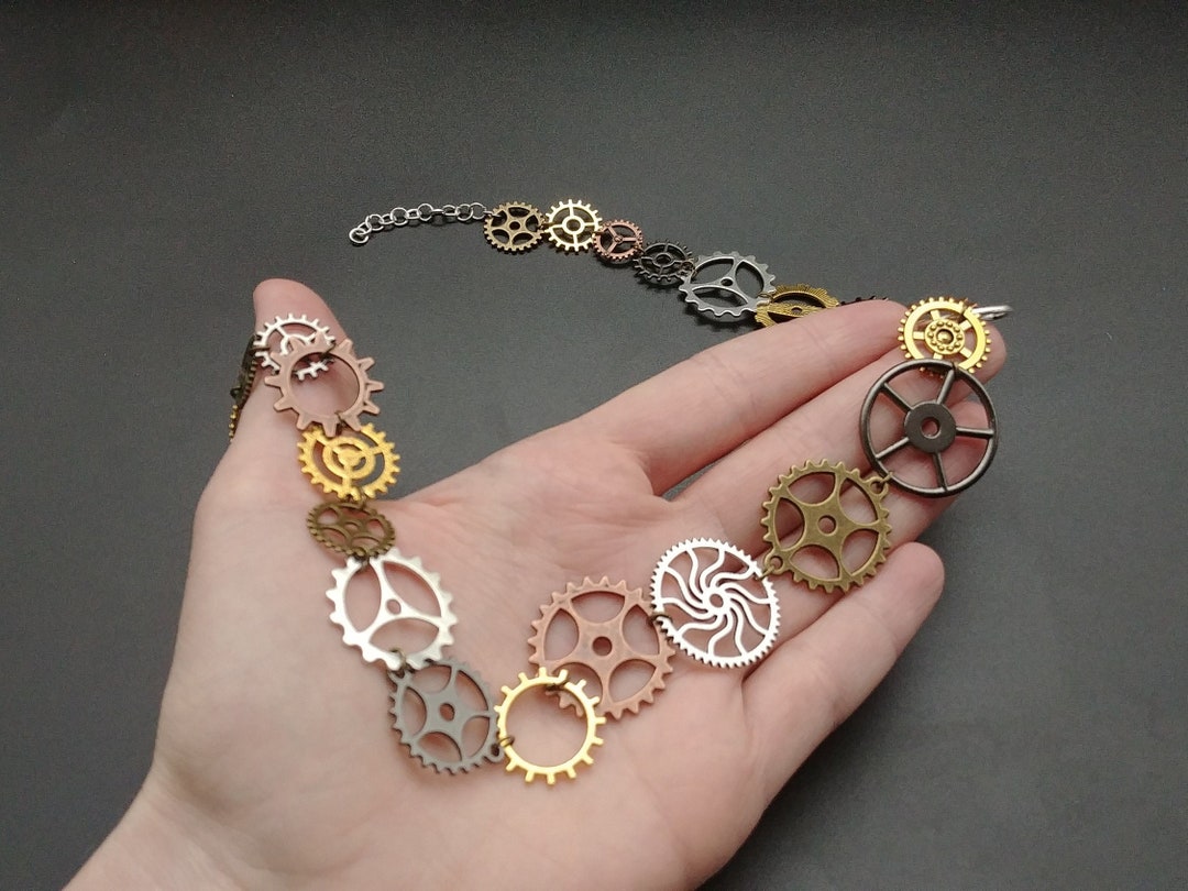 Fancy Statement Chain, Steampunk Costume Accessories, Chain With Gears ...