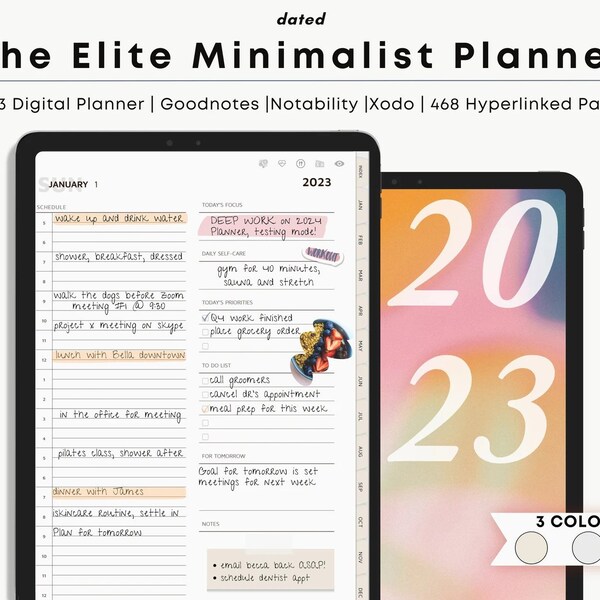 iPad Mini Planner - Etsy