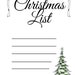 Kids Printable PDF Christmas List, Santa's Christmas List - Etsy