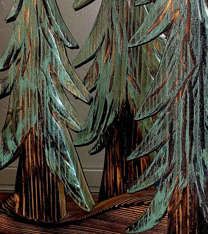 Tall Pines Tree Set - Etsy