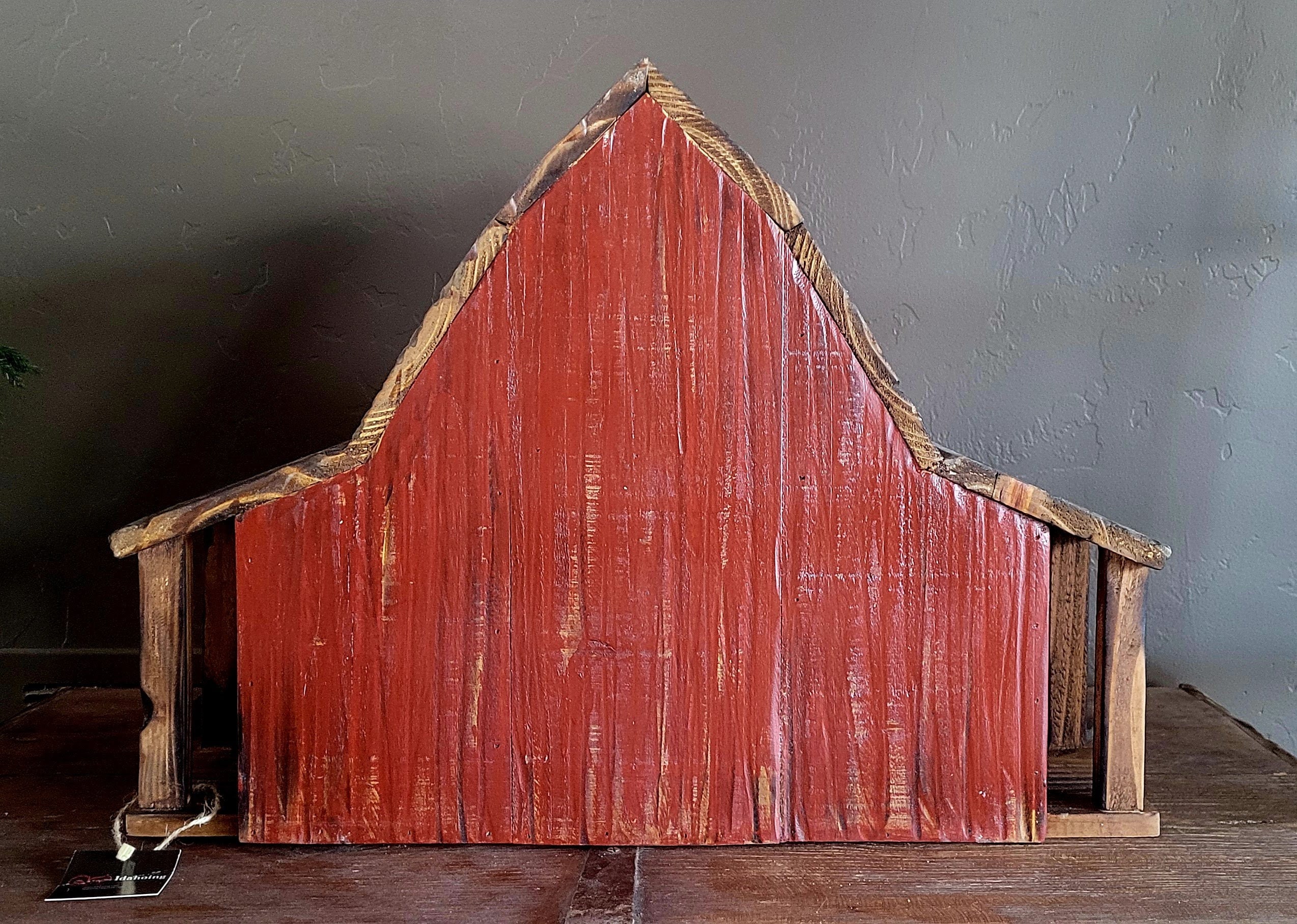 Handmade Cedar Barn Birdhouse: Rustic Bird Apartment - Etsy