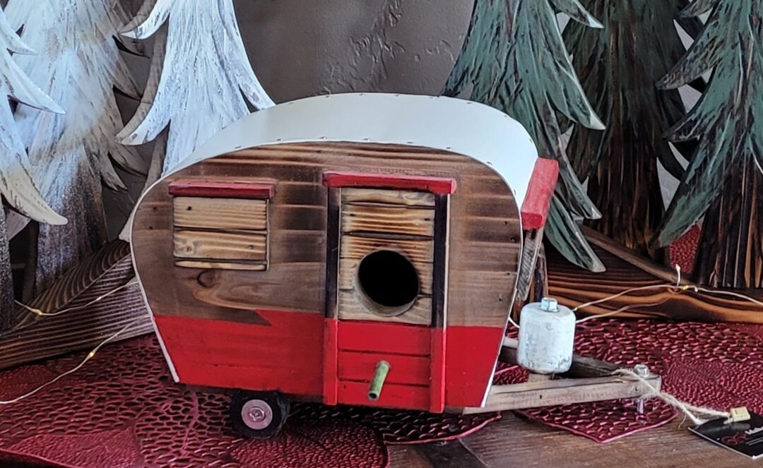 Old Camper Birdhouse - Etsy