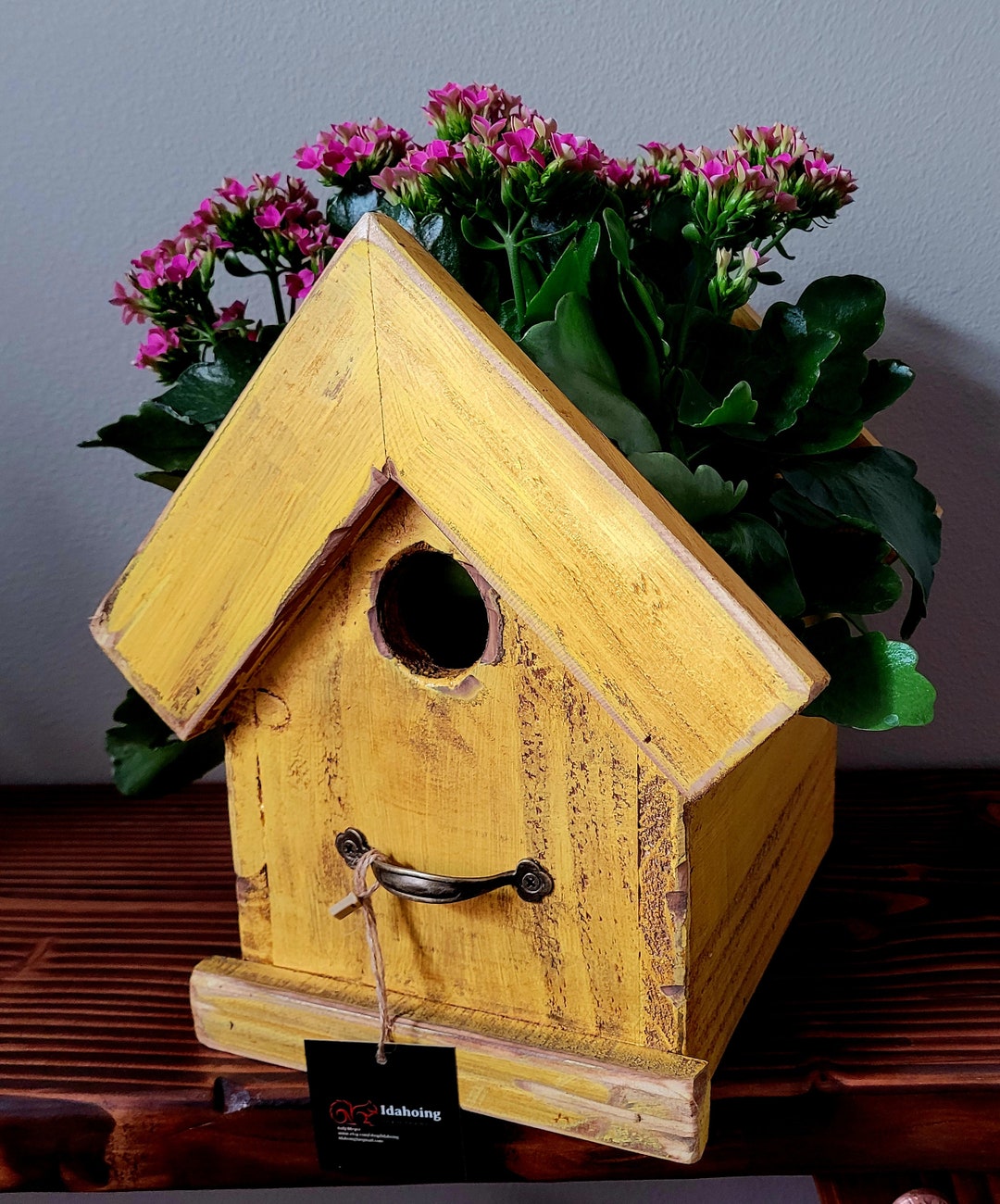 Birdhouse Cedar Planter Box - Etsy