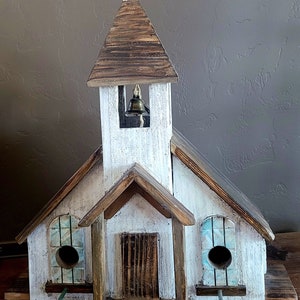 Church House Birdhouse - Etsy