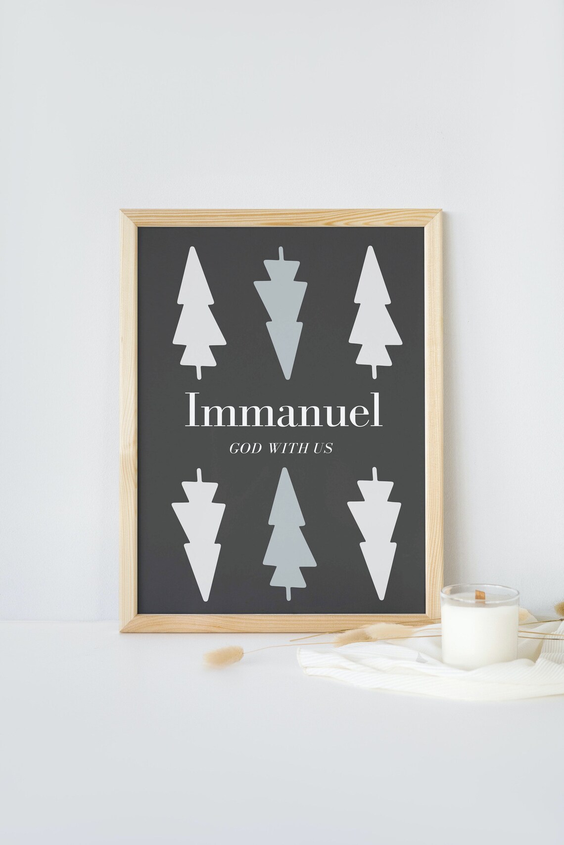 Immanuel Christmas Instant Download Printable, Christmas Decor ...