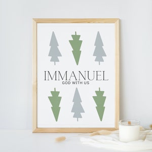 Immanuel Christmas Instant Download Printable, Christmas Decor ...