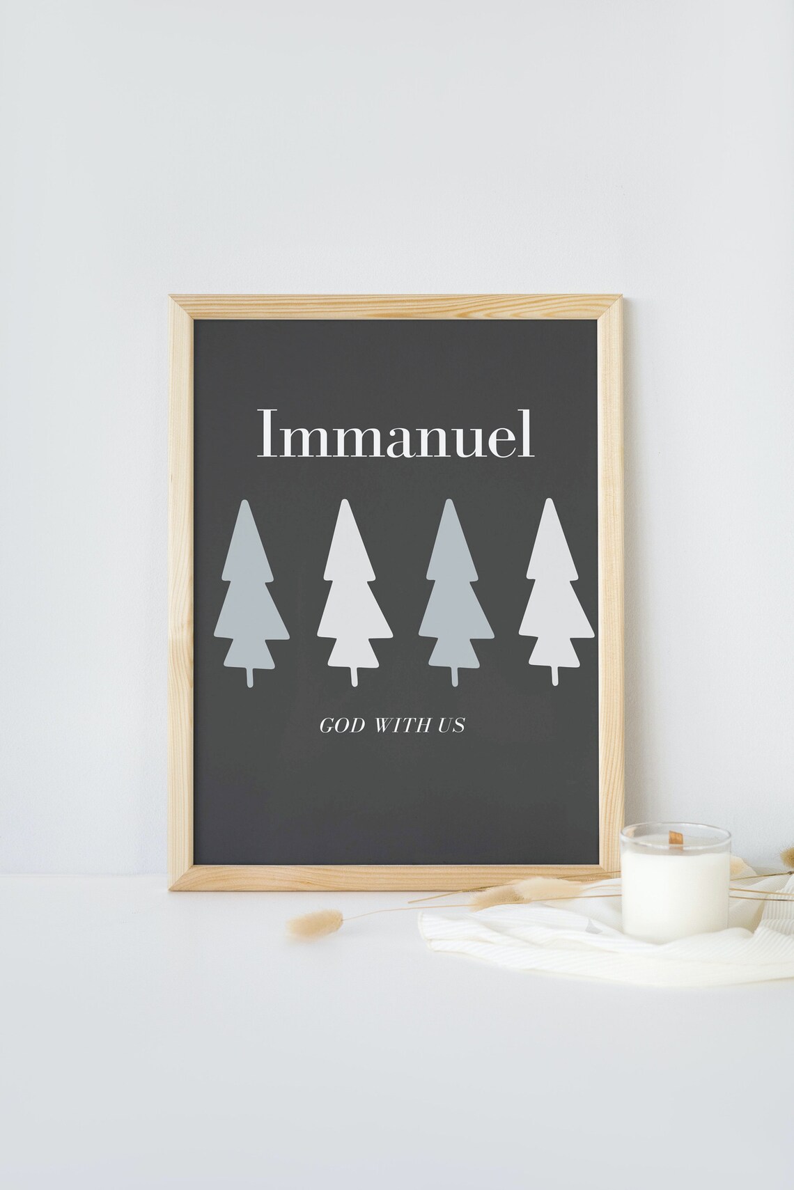 Immanuel Christmas Instant Download Printable, Christmas Decor ...