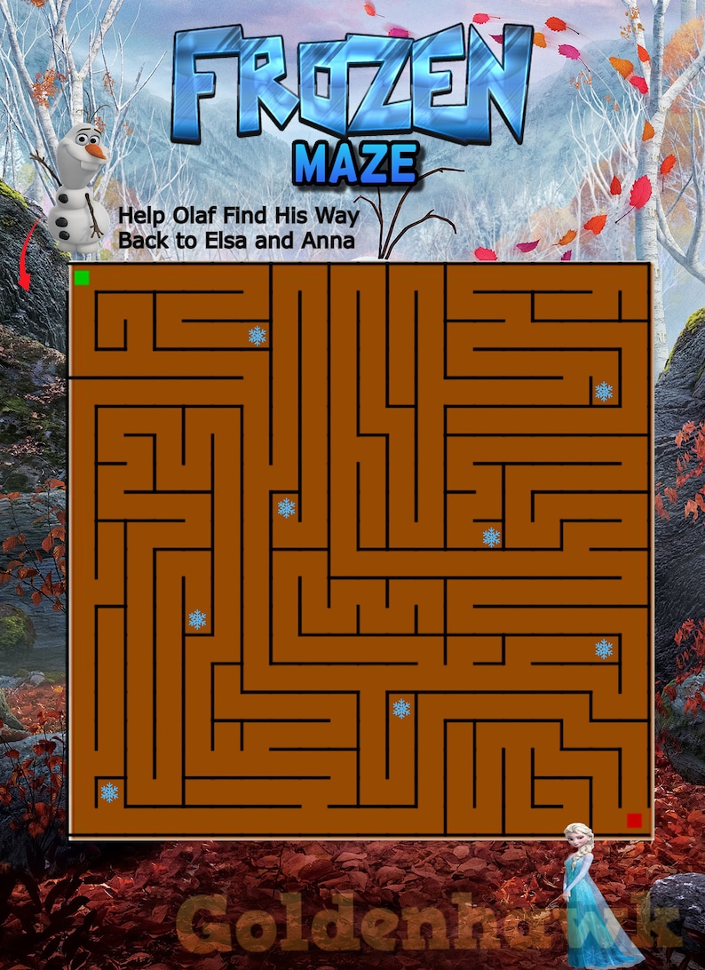 INSTANT DOWNLOAD - Frozen Themed Party Printables Party Games - Frozen ...