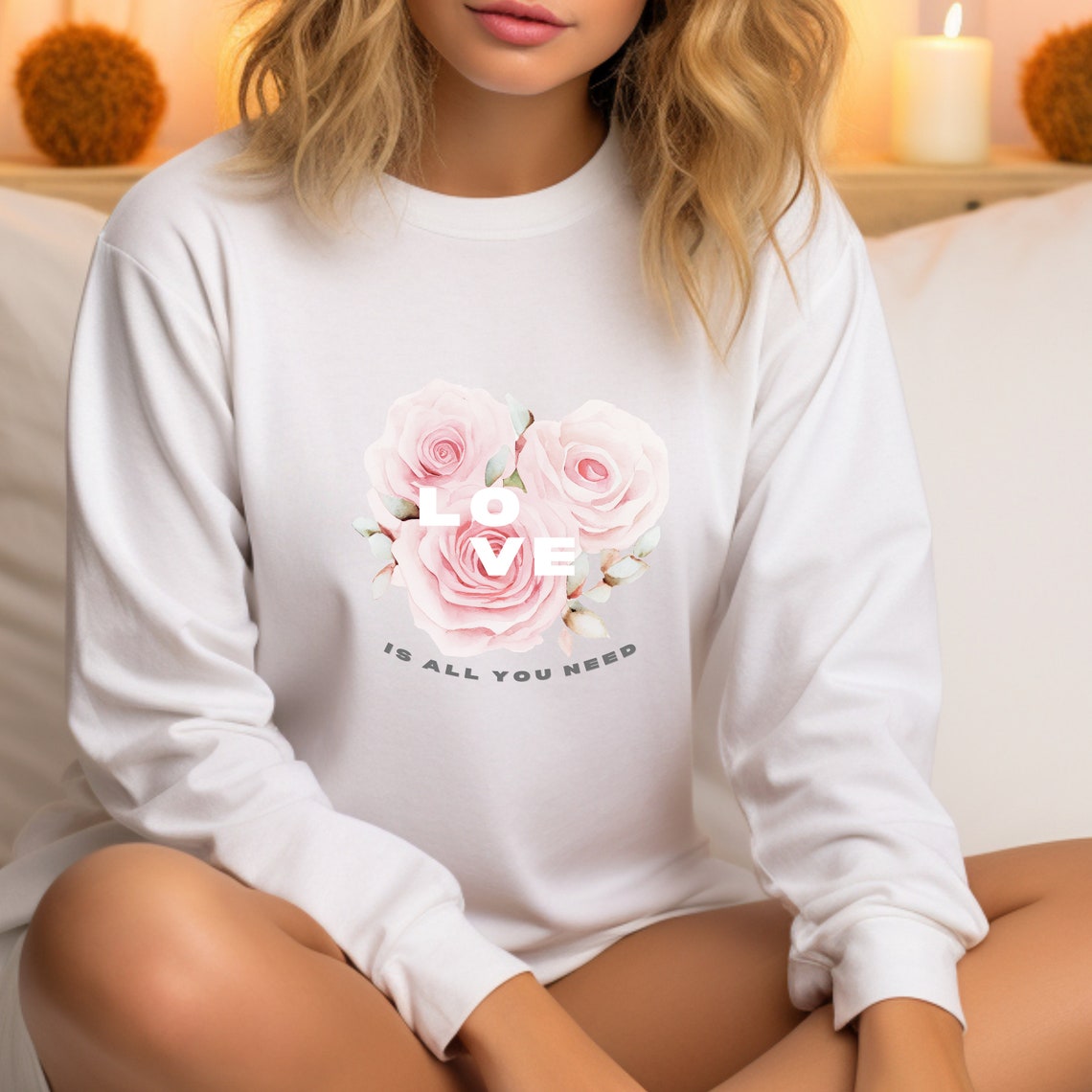 Love Sweatshirt, Roses Sweatshirt, Floral Sweatshirt, Mama Flowers ...