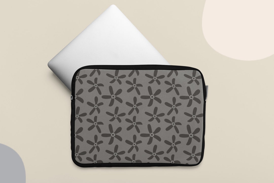 Laptop Sleeve 15 Neutral Floral Laptop Sleeve, Laptop Cases, Elegant ...