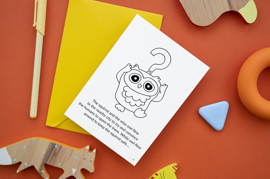 Bedtime Story Book With Pages for Coloring Story Book, Activity Book ...