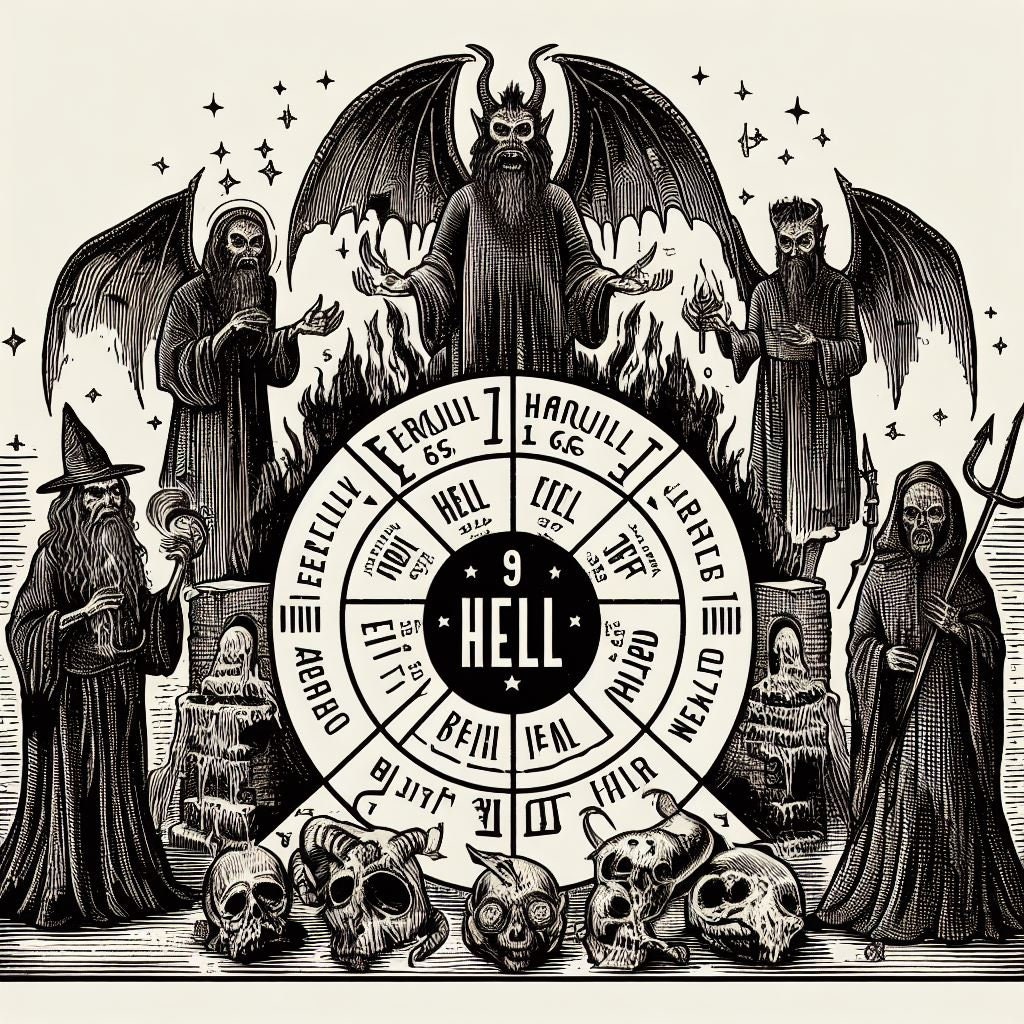 9 Circles of Hell 4 - Etsy
