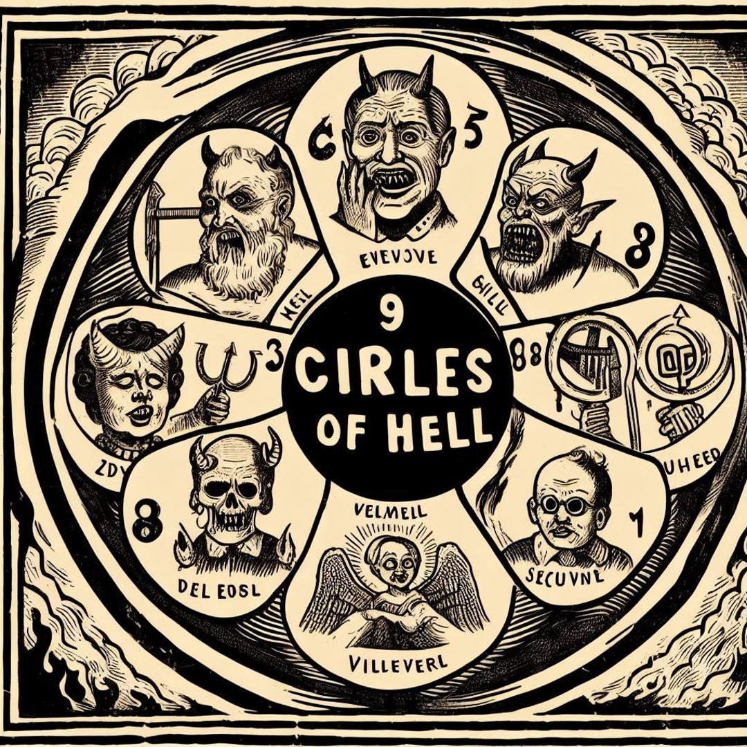 9 Circles of Hell 1 - Etsy