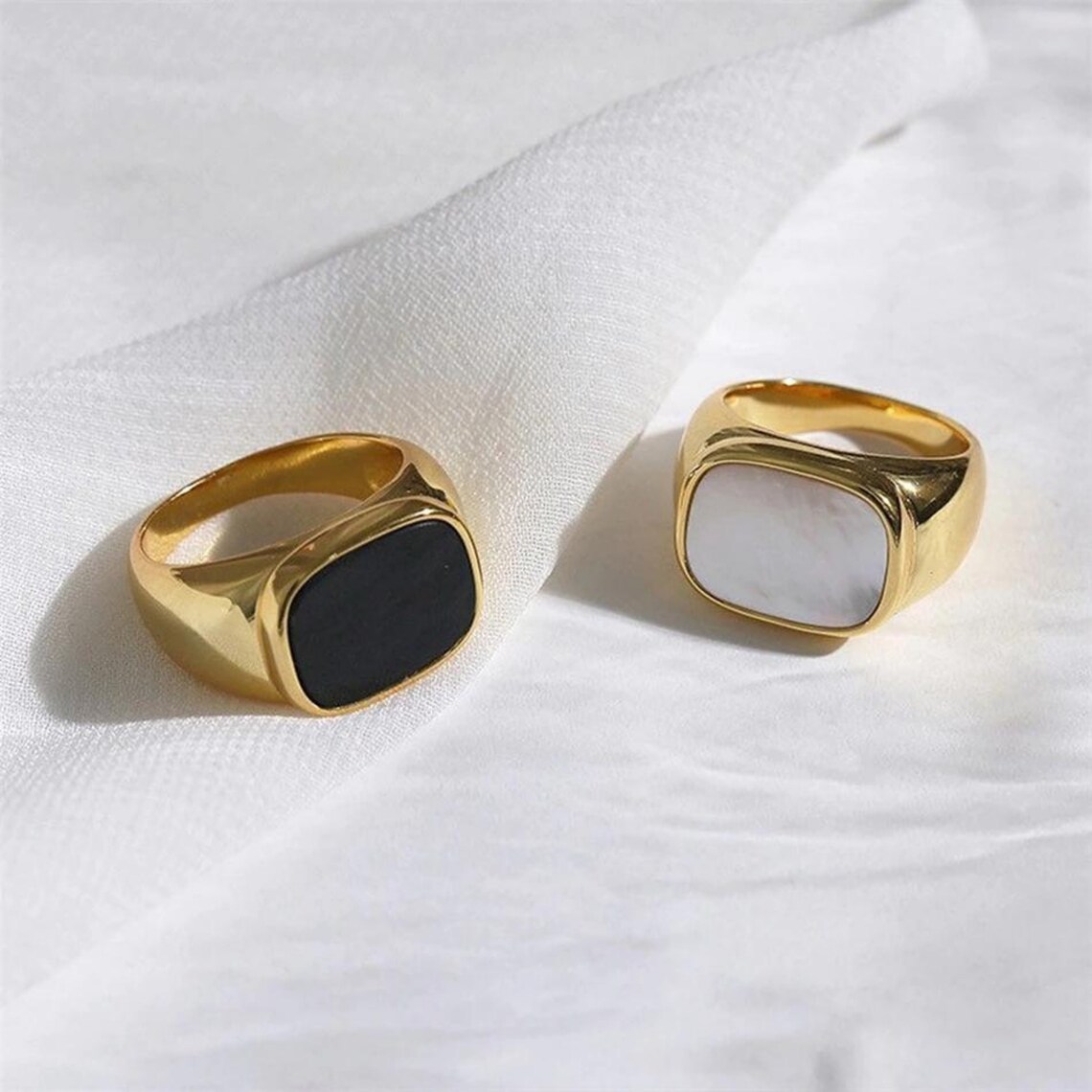 Modern Chunky Signet Ring Minimalist Style With Maximum Impact ...