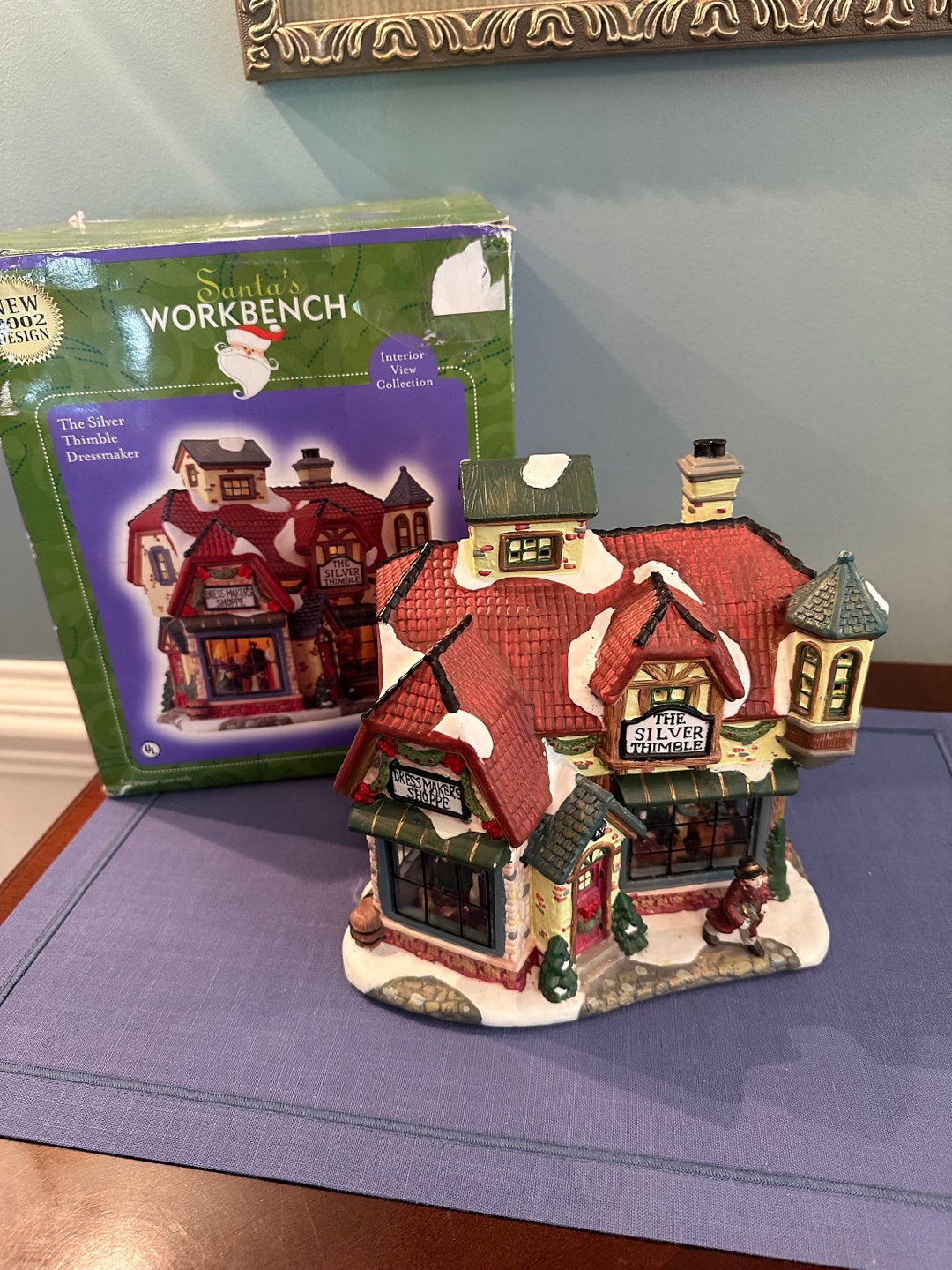 Santas Workbench the Silver Thimble Derssmaker Shoppe Interior View ...