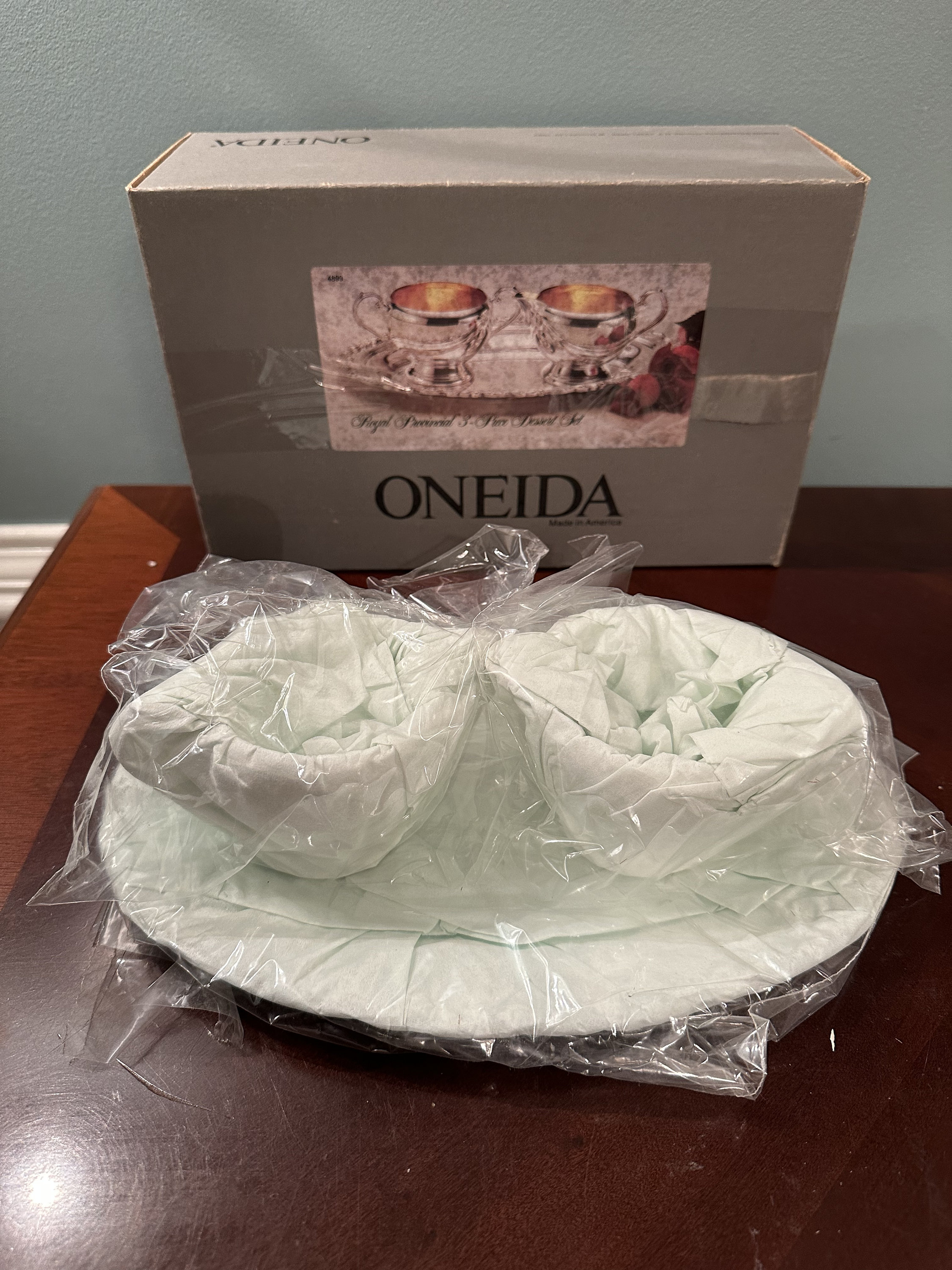 Vintage Oneida Silver Plate Royal Provincial 3 Piece Dessert Set in ...