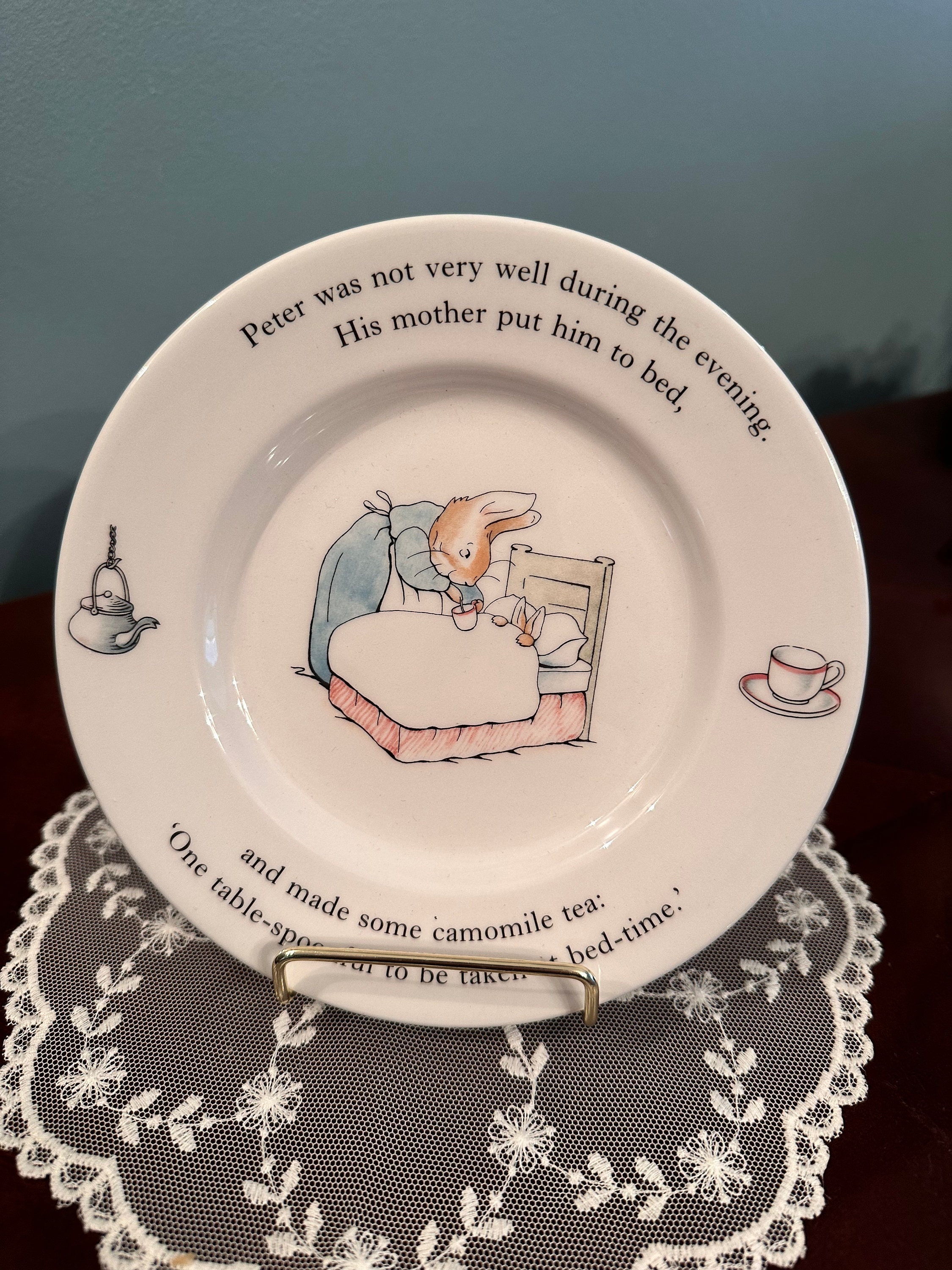 Wedgwood Peter Rabbit Plate - Etsy