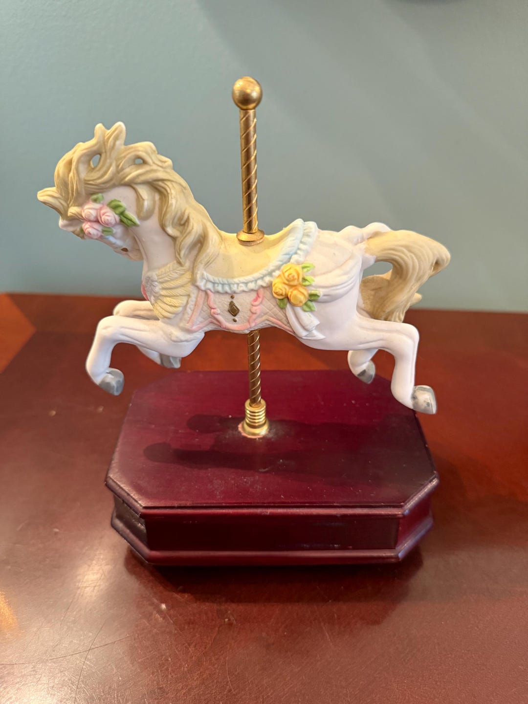 Vintage Carousel Music Box - Etsy