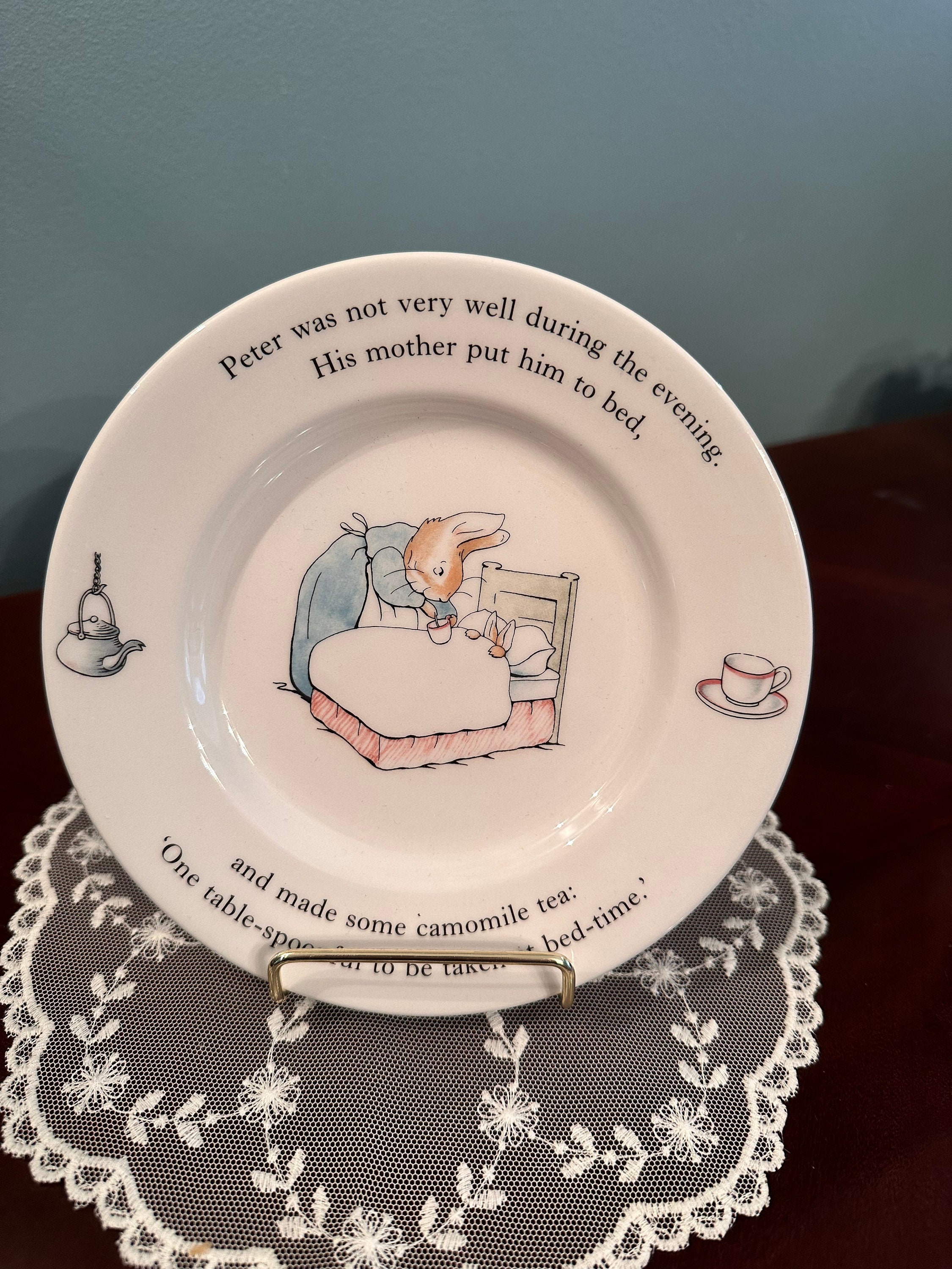 Wedgwood Peter Rabbit Plate - Etsy