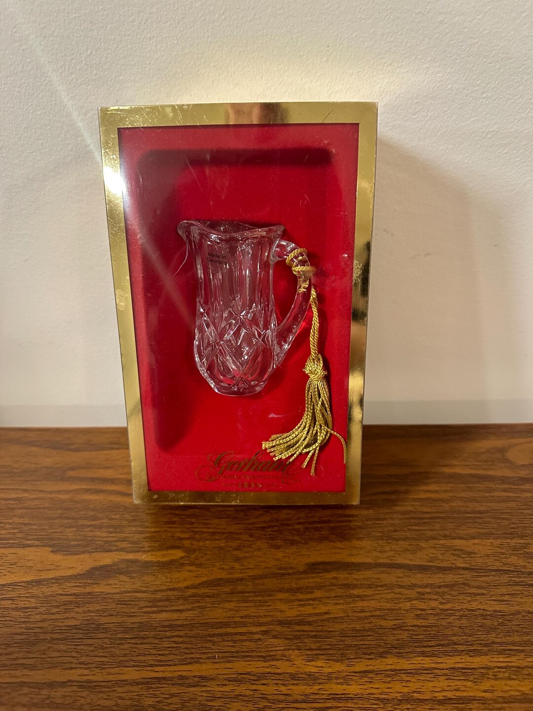 Gorham Lady Anne Crystal Pitcher Christmas Ornament - Etsy