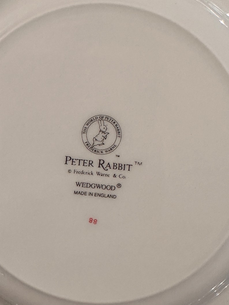 Wedgwood Peter Rabbit Plate - Etsy