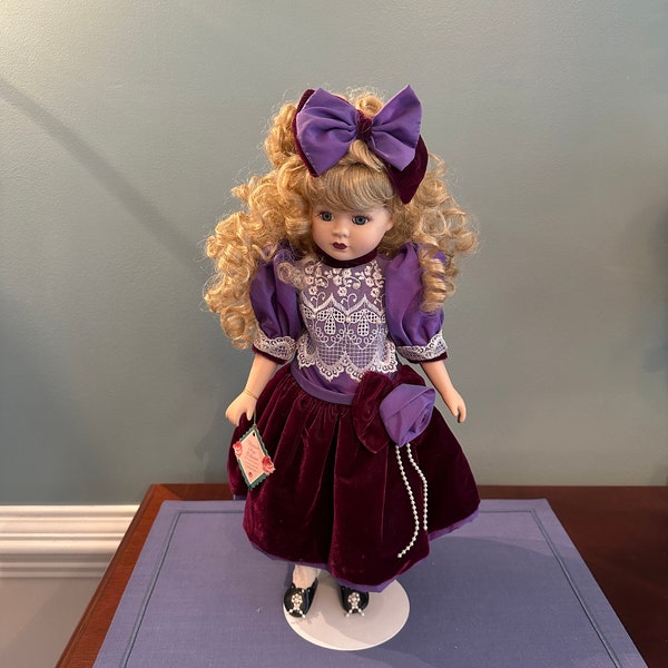 Victorian Rose Collection Porcelain Doll - Etsy