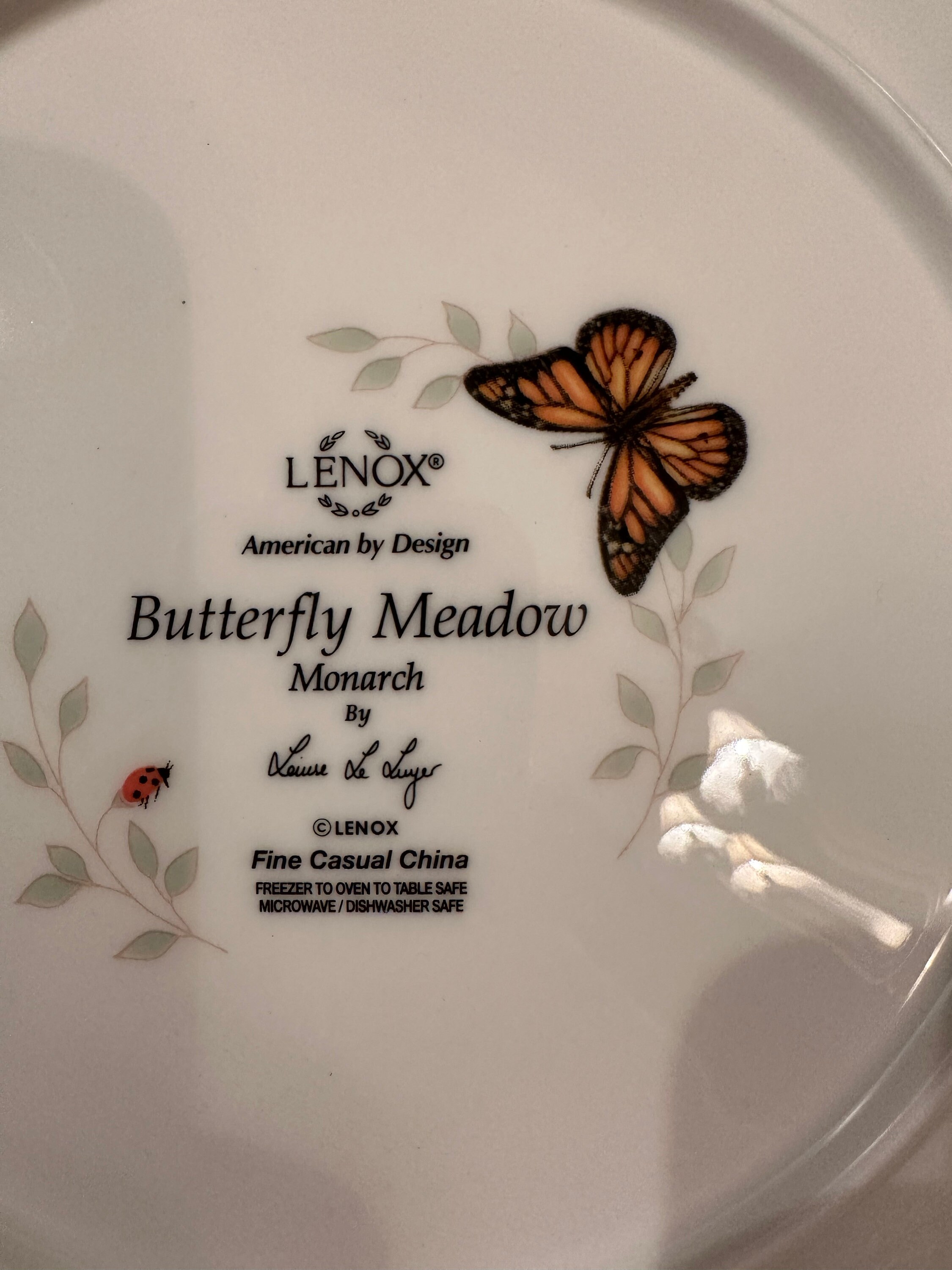 Lenox Butterfly Meadow “monarch” Accent Plate - Etsy