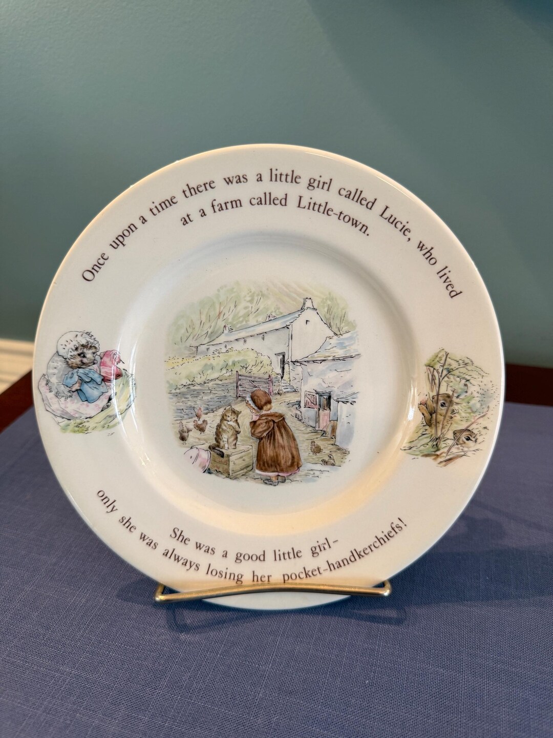 Wedgwood Beatrix Potter Plate - Etsy