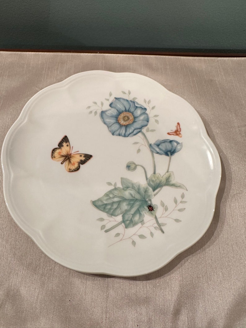 Lenox Butterfly Meadow “monarch” Accent Plate - Etsy