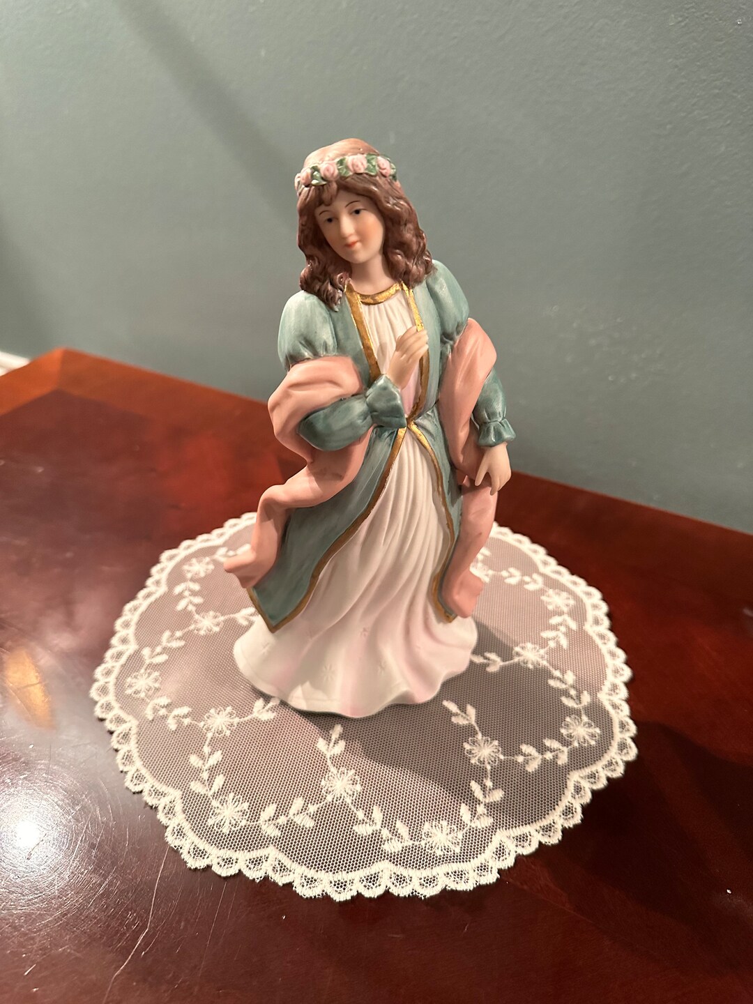 Vintage Home Interior HOMCO Guardian Angel 1486 Porcelain Figurine - Etsy