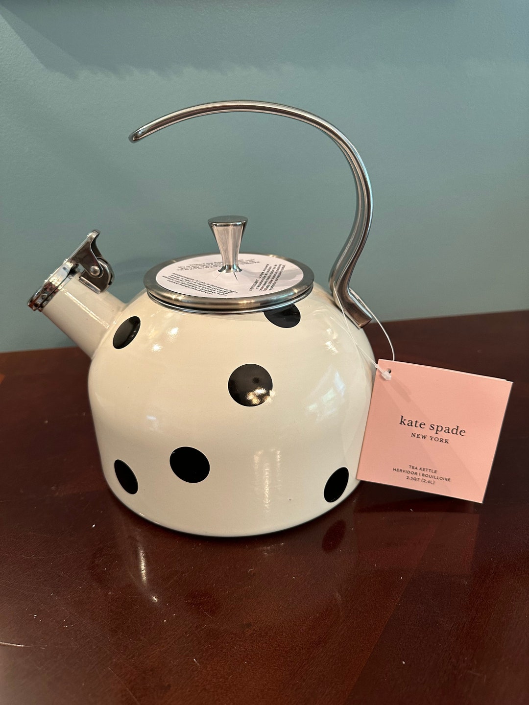 Kate Spade by Lenox Deco Dot Tea Kettle - Etsy