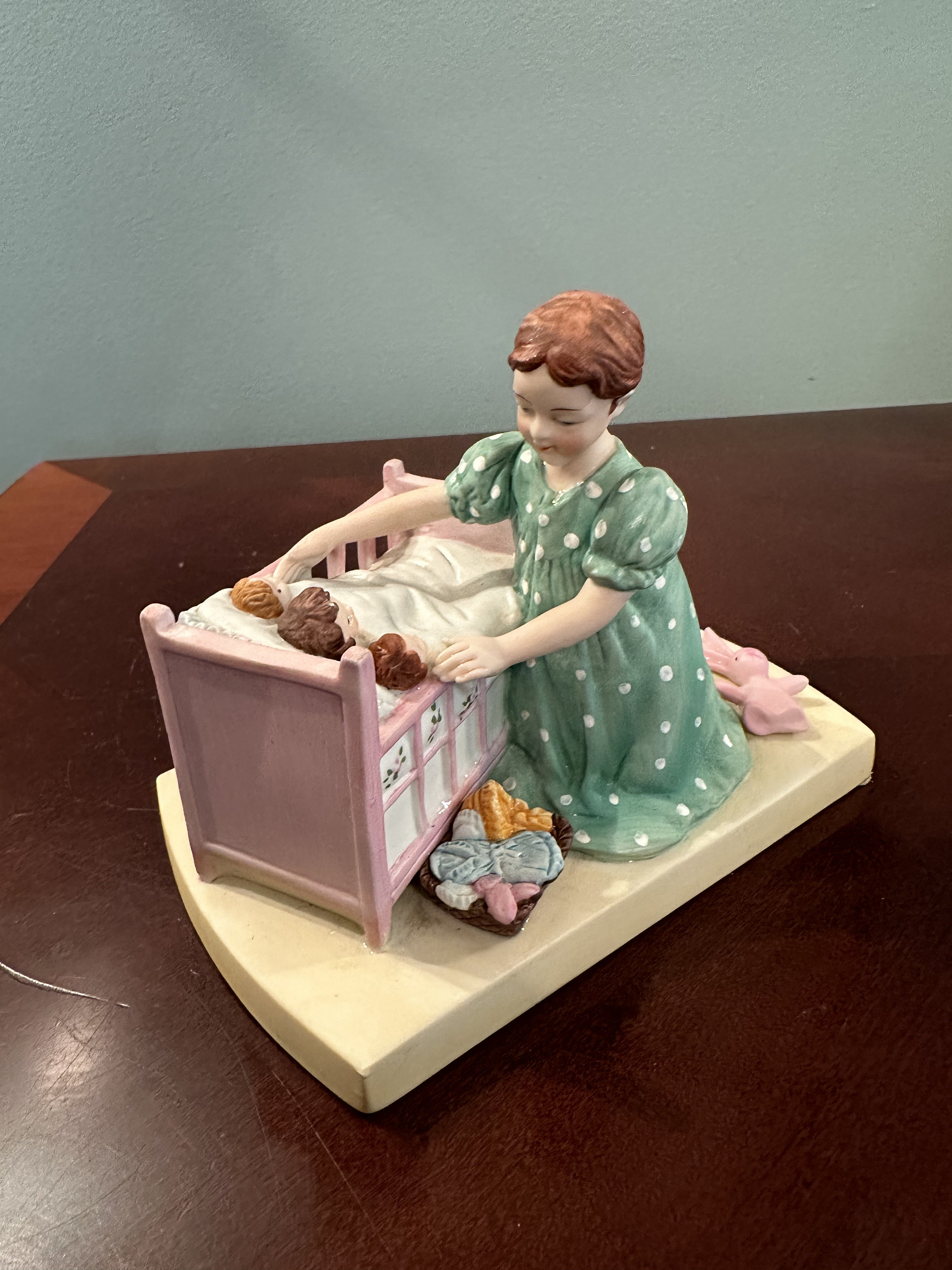 Norman Rockwell little Mother Figurine - Etsy