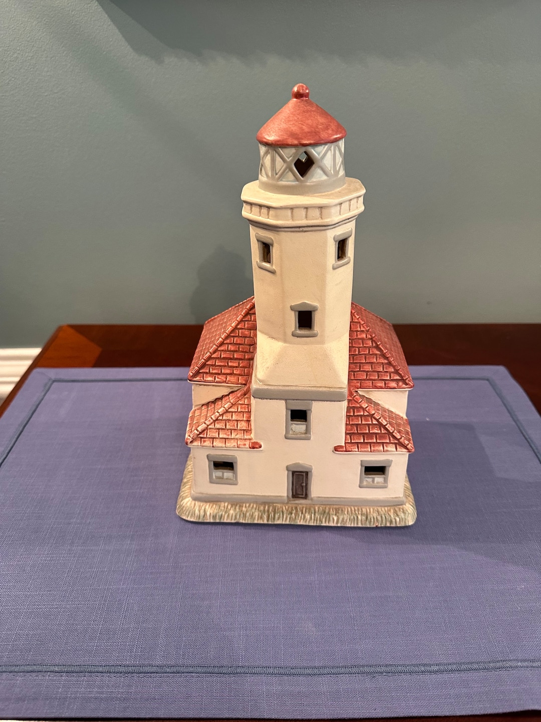 Vintage Lefton Lighthouse Lamp 1992 Geo Z Lefton, Hand Painted. - Etsy