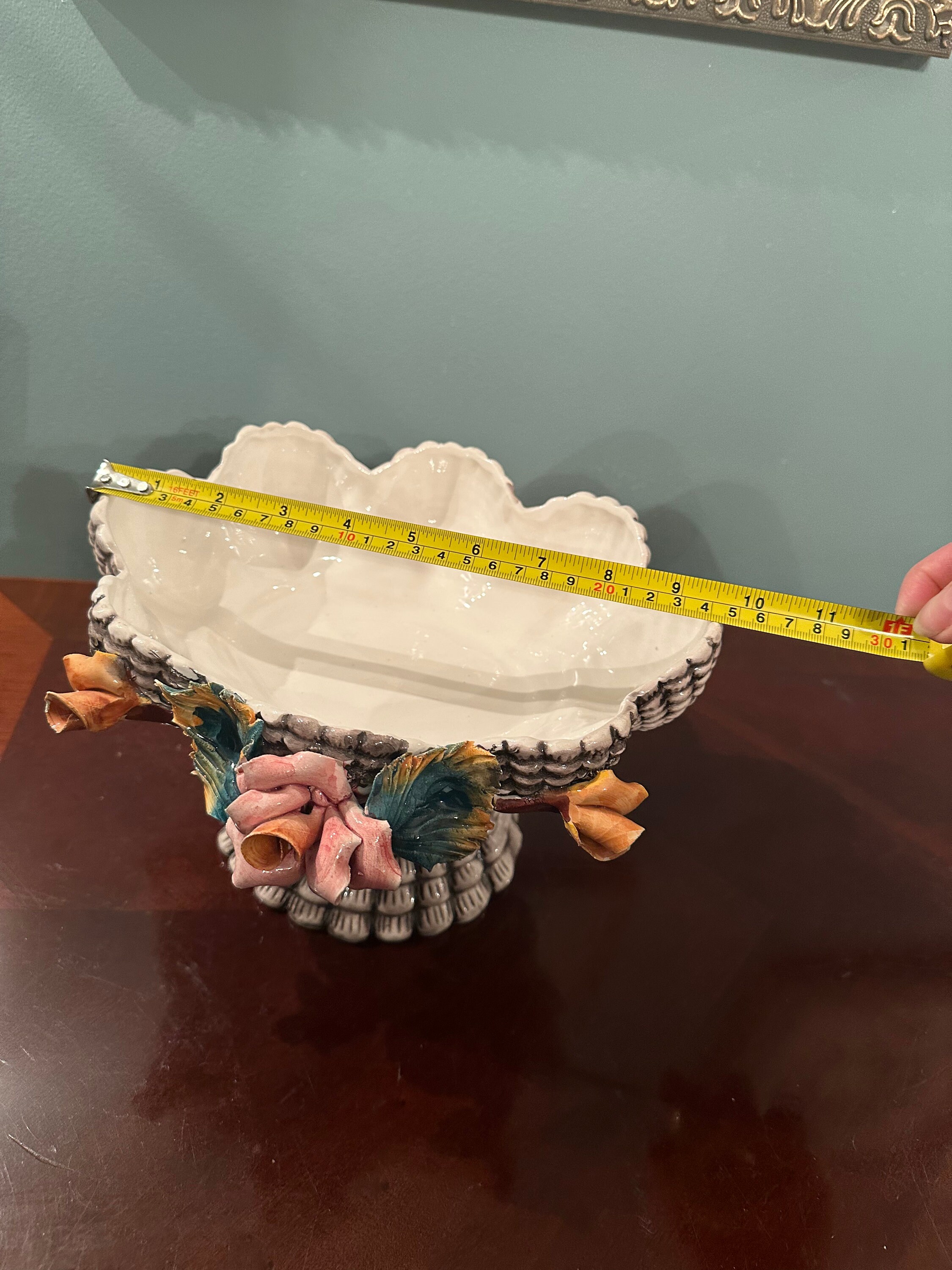 Capodimonte Footed Pedestal Centerpiece Bowl - Etsy