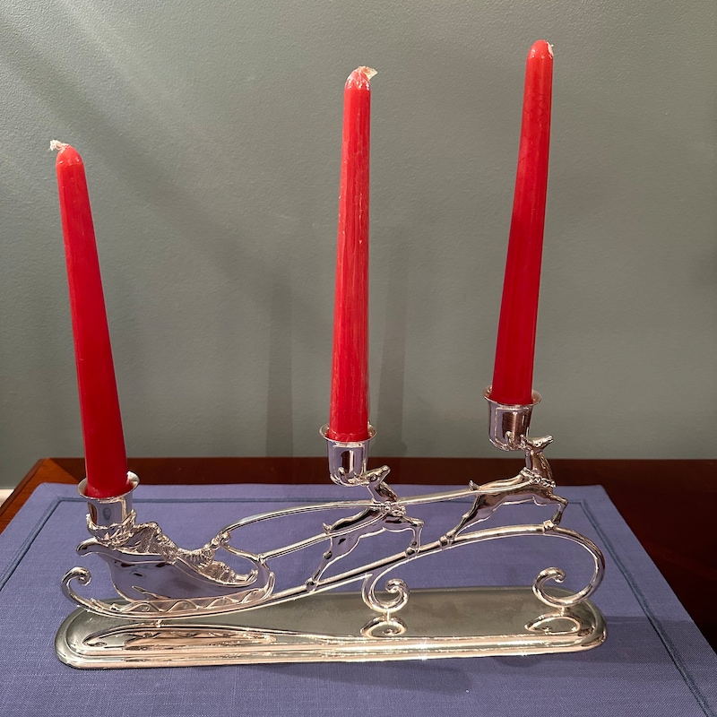 Vintage Santa Candle - Etsy