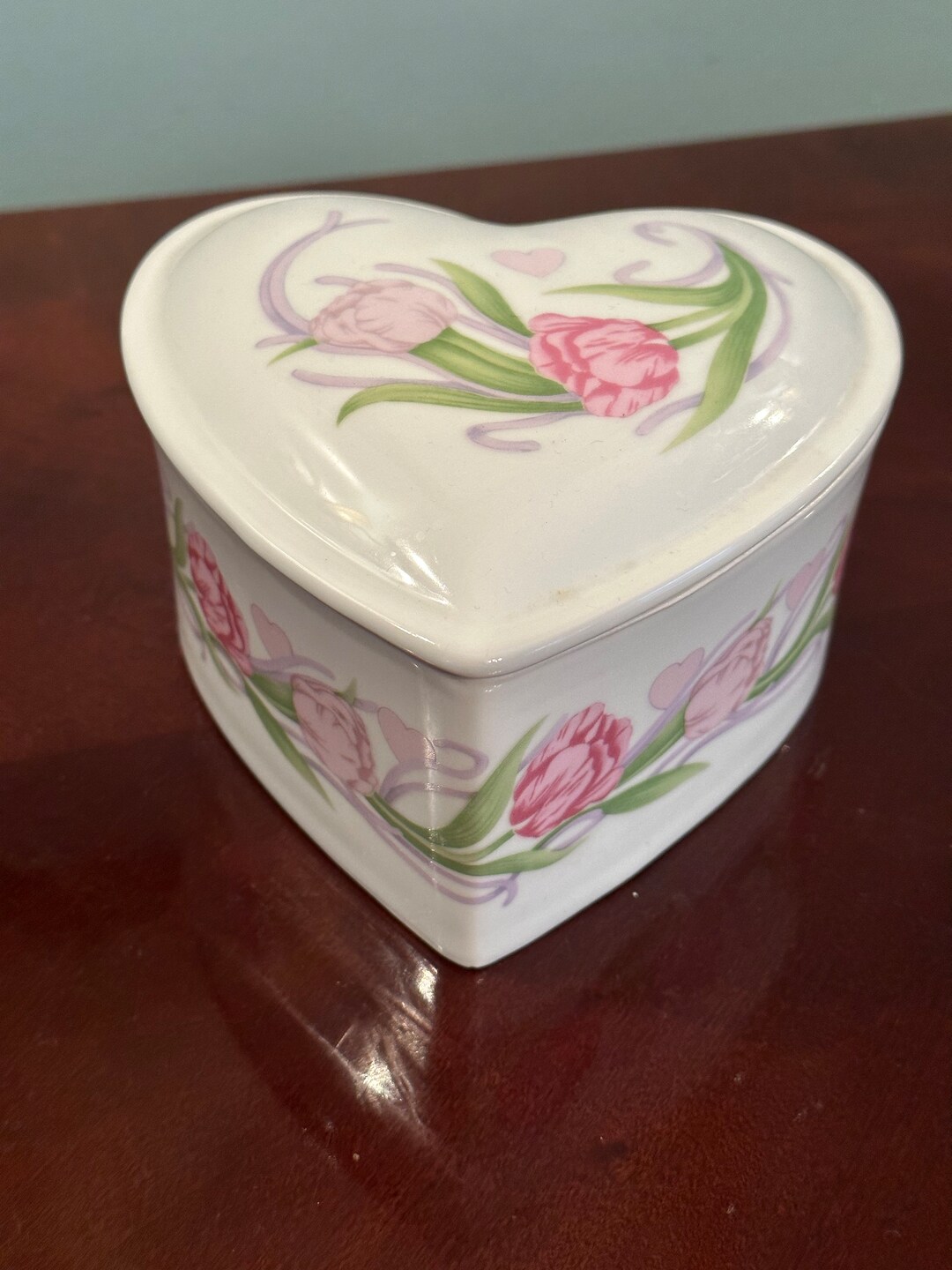 F.T.D. “especially for You” Heart Shaped Lidded Trinket Box - Etsy