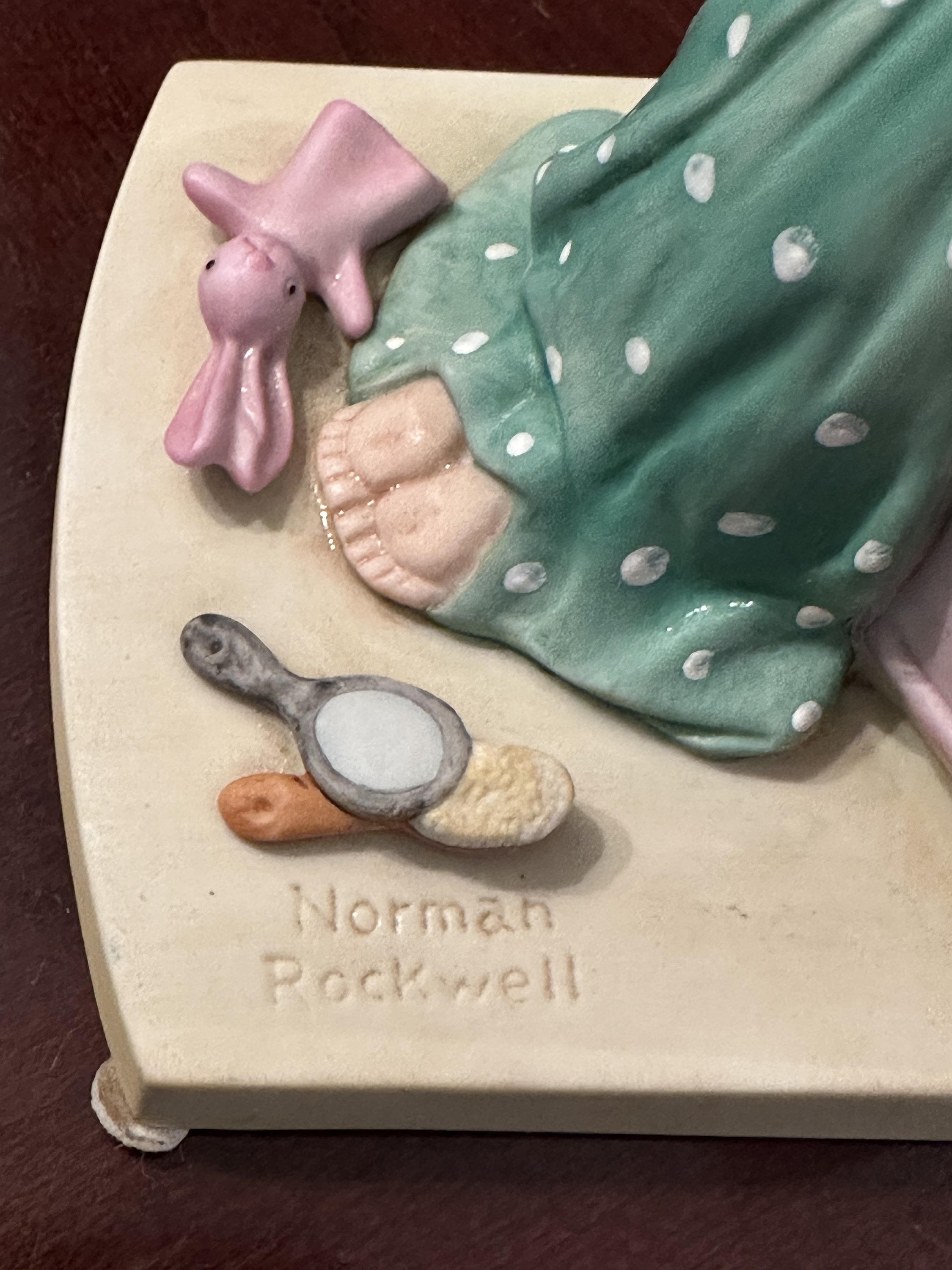 Norman Rockwell little Mother Figurine - Etsy