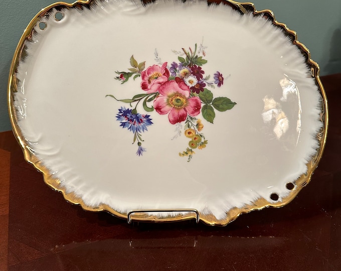 Vintage Porcelain Tray-serving Plate - Etsy