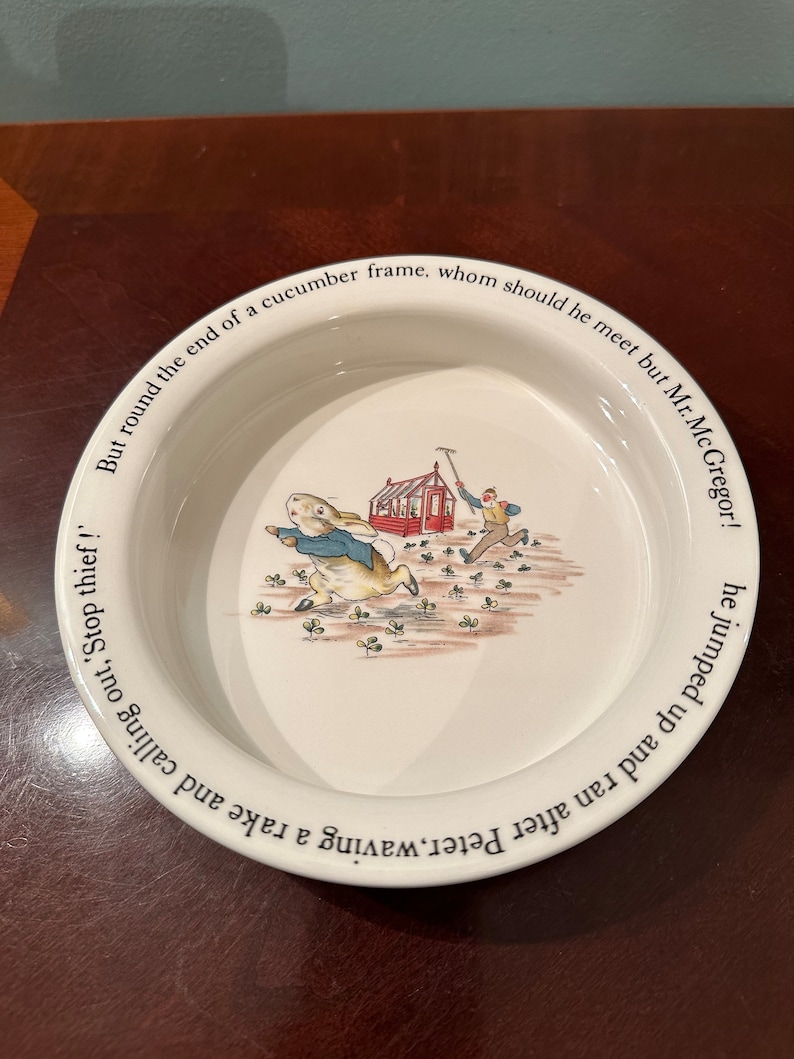 Wedgwood Peter Rabbit Bowl - Etsy