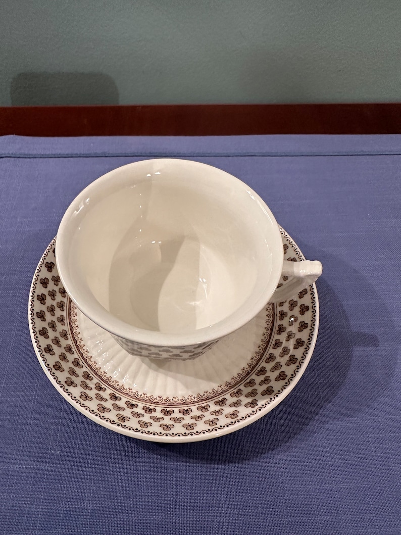Adams Real English Ironstone Tea Cup & Saucer Set. - Etsy