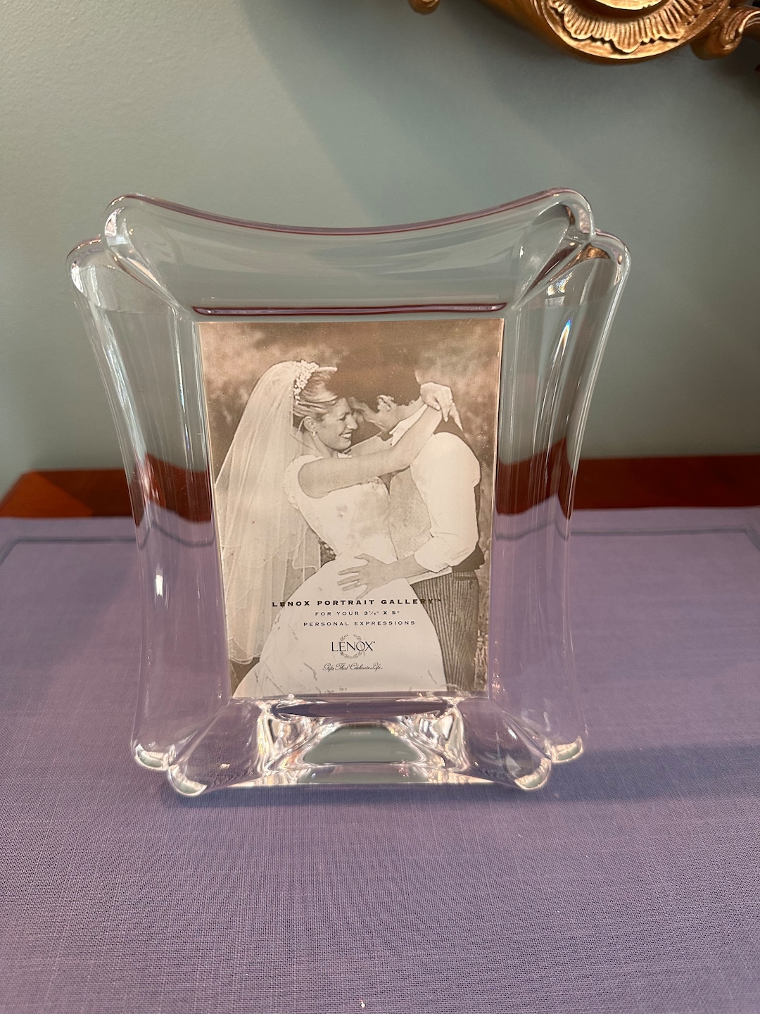 Lenox Wedding Promises Portrait Gallery 3.5 X 5 Inch Picture Frame. - Etsy