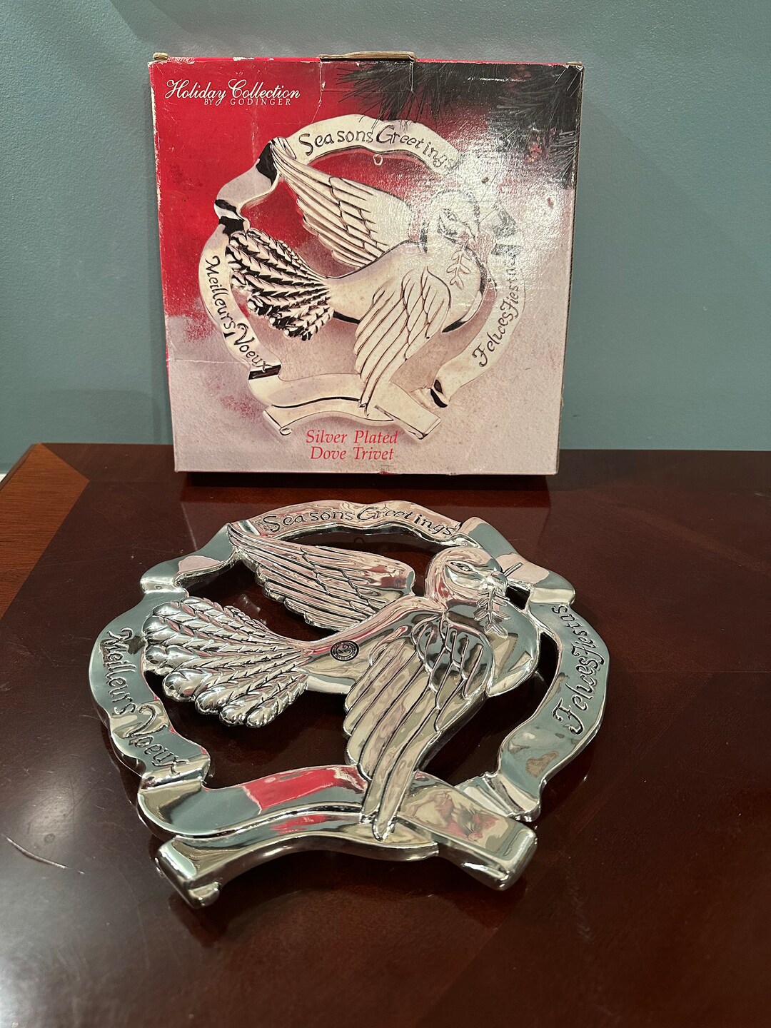 Godinger Silver Plated Trivet or Wall Hanger - Etsy