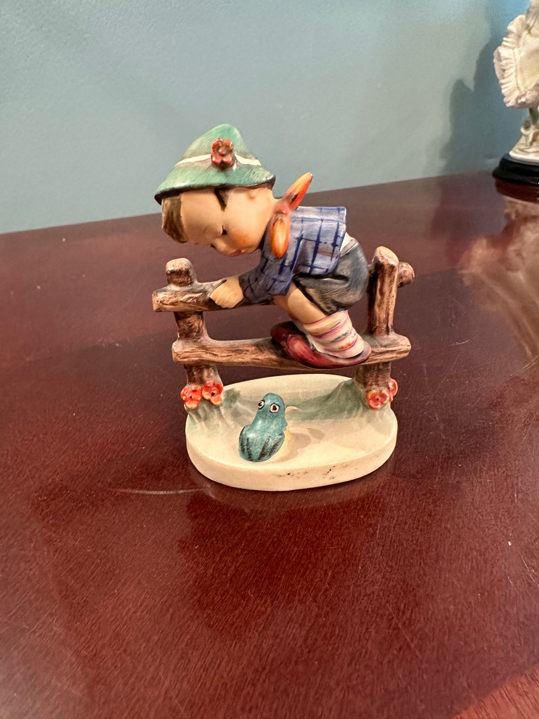 Goebel Retreat to Safety Boy With Frog Figurine - Etsy