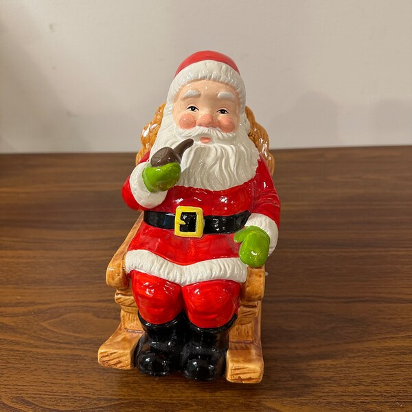 Santa Claus in a Rocking Chair - Etsy