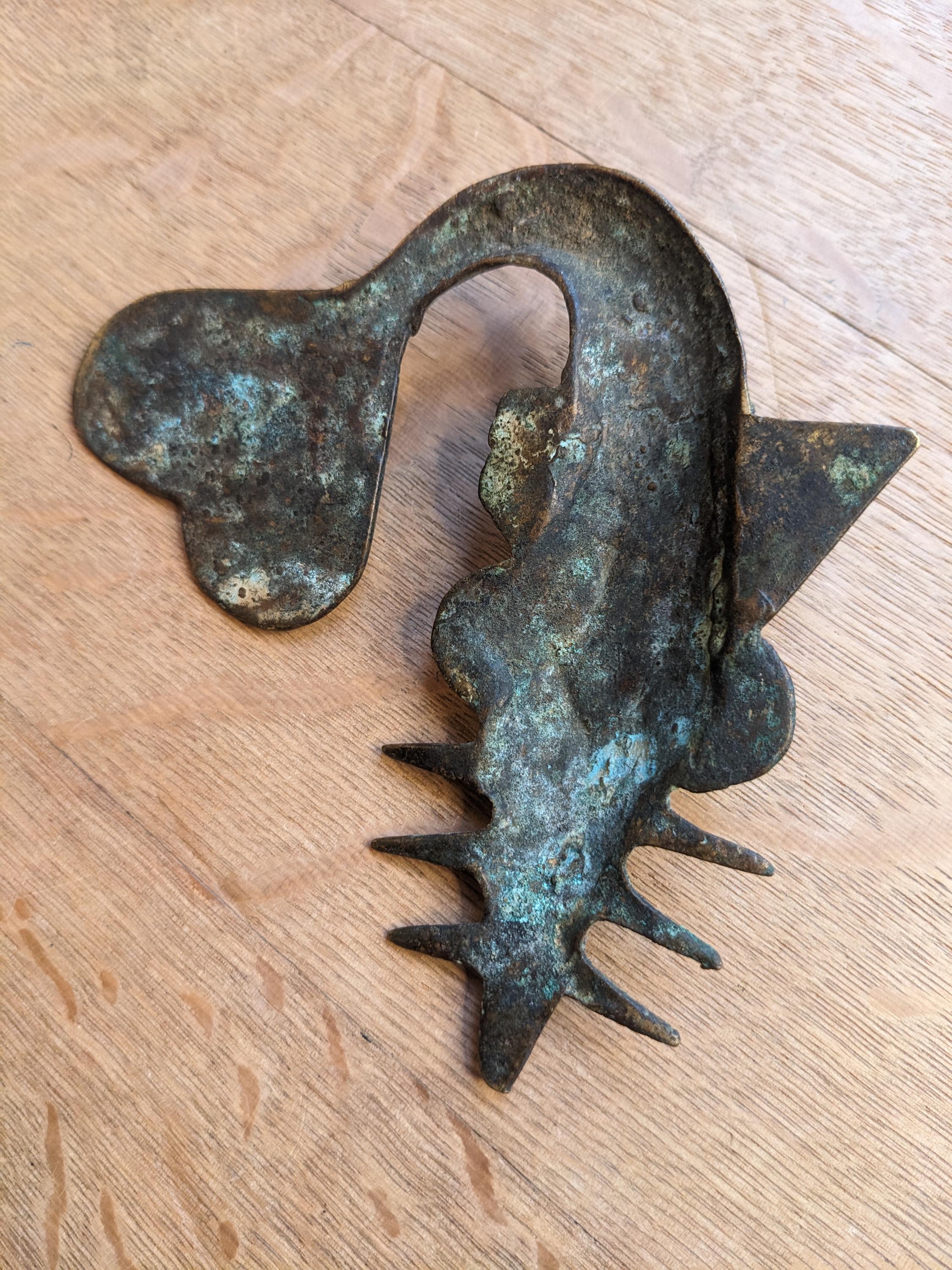 Bronze African Akon Baoule Tribal Art Sawfish Weight - Etsy