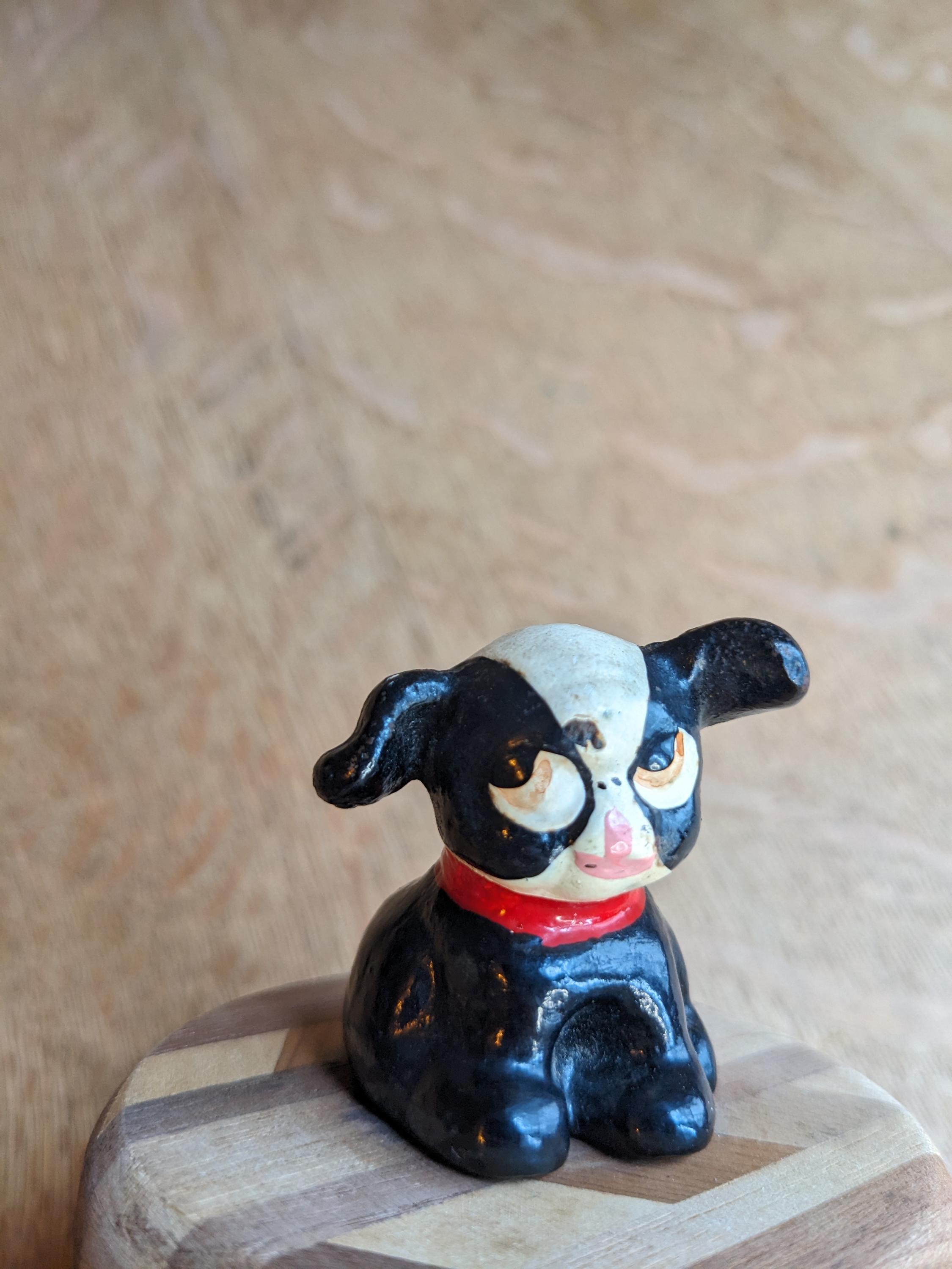 Antique Hubley Boston Terrier Dog Cast Iron Toy Paperweight Statue ...
