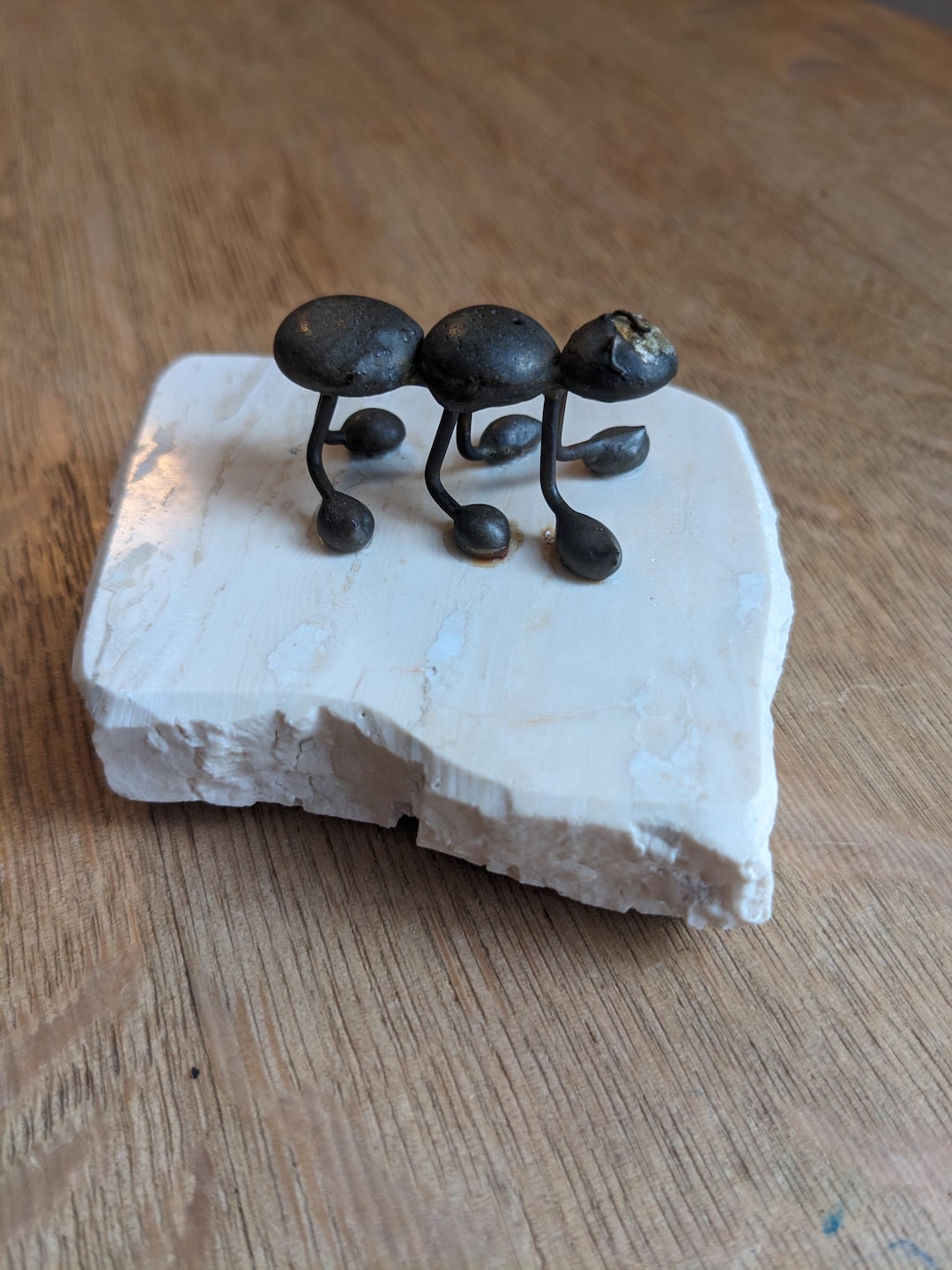 Bronze Ant Insect Sculpture on Organic Stone Base - Etsy