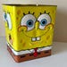 Vintage Spongebob Squarepants Metal Trash Can, Kids Playroom Decor - Etsy